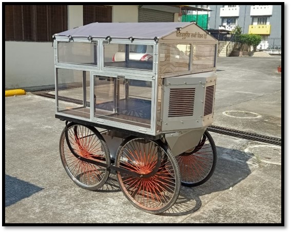 Air-Cooled Based Vegetable Vending Cart
